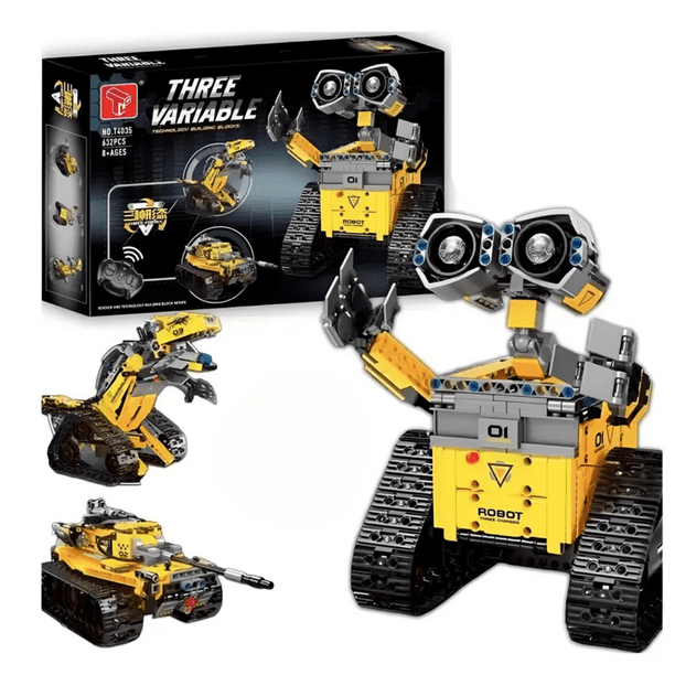 Robots Interactivo Construible DIY con Control Remoto 3 en 1 | Lider