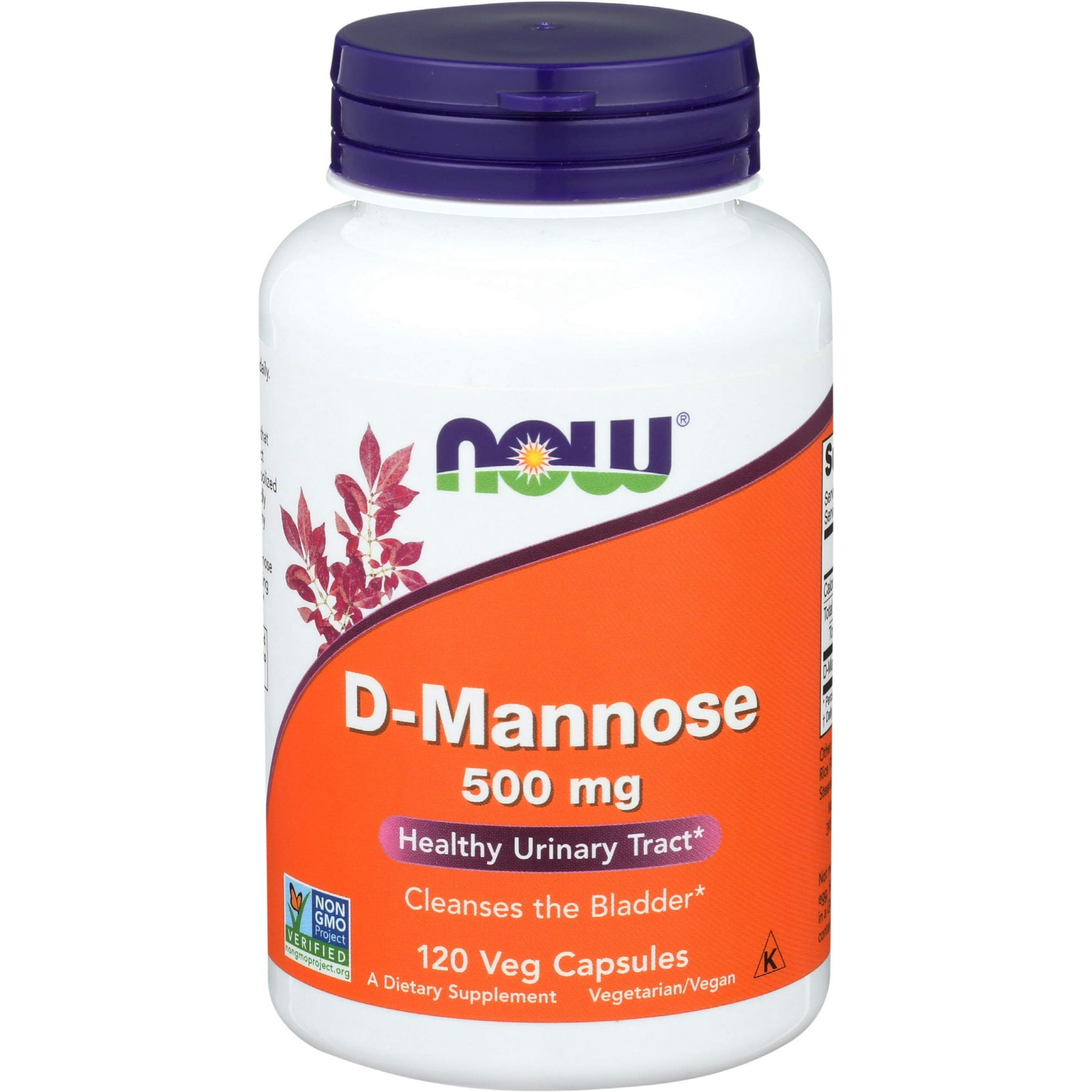 Supplement NOW Foods D-Manosa 500 mg 120 cápsulas (paquete de 3) | Lider