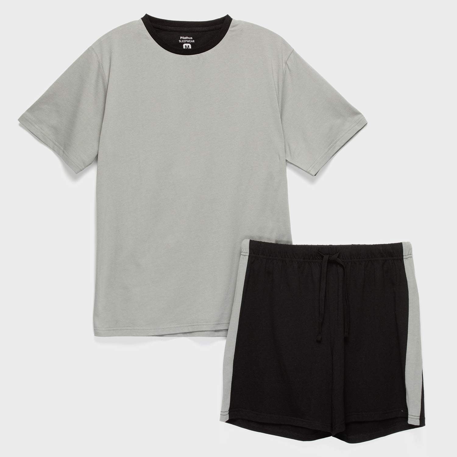Pijama Corto Hombre Bicolor Gris | Lider