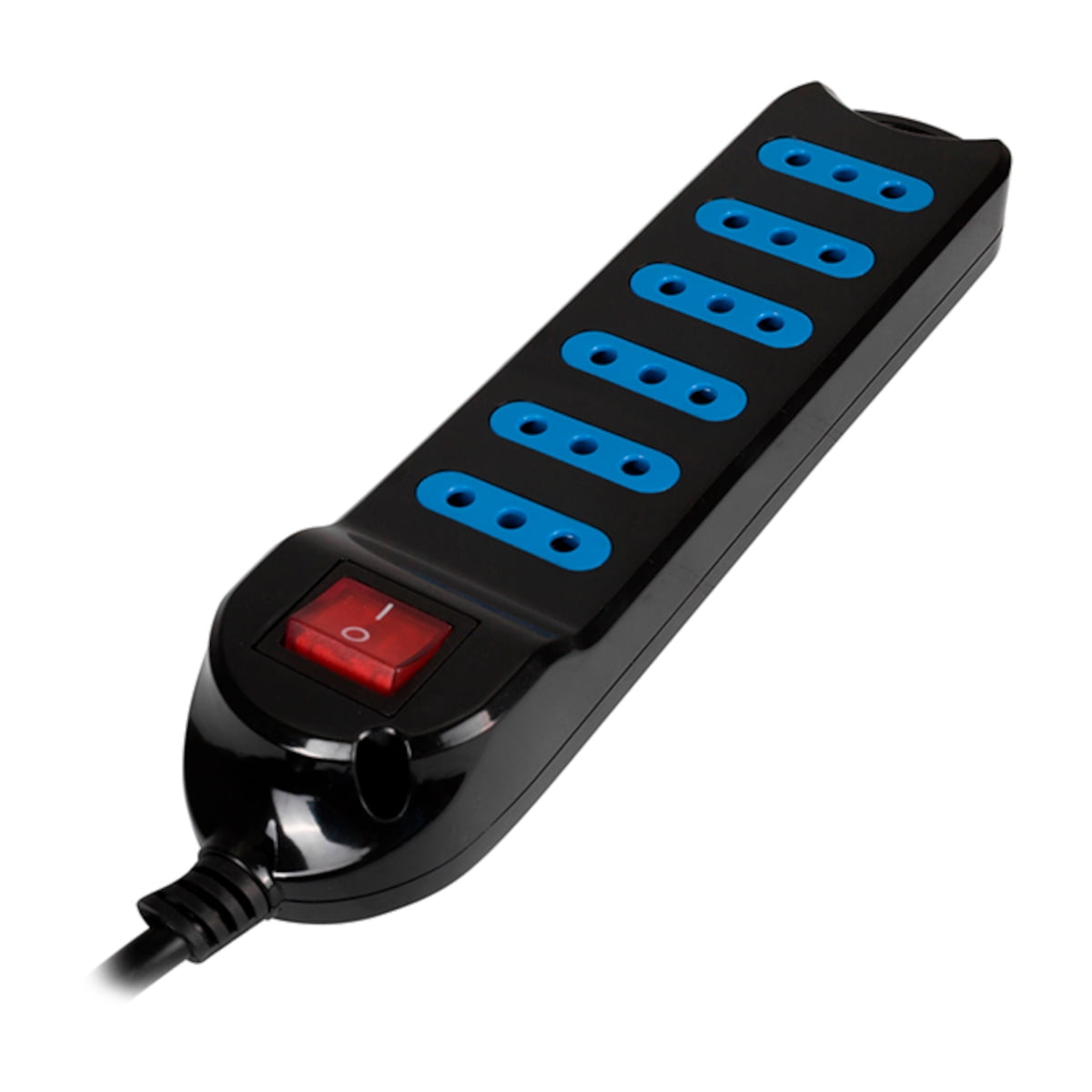 Alargador multiple con switch 6 tomas 5 mt Philco XT-30 Negro | Lider