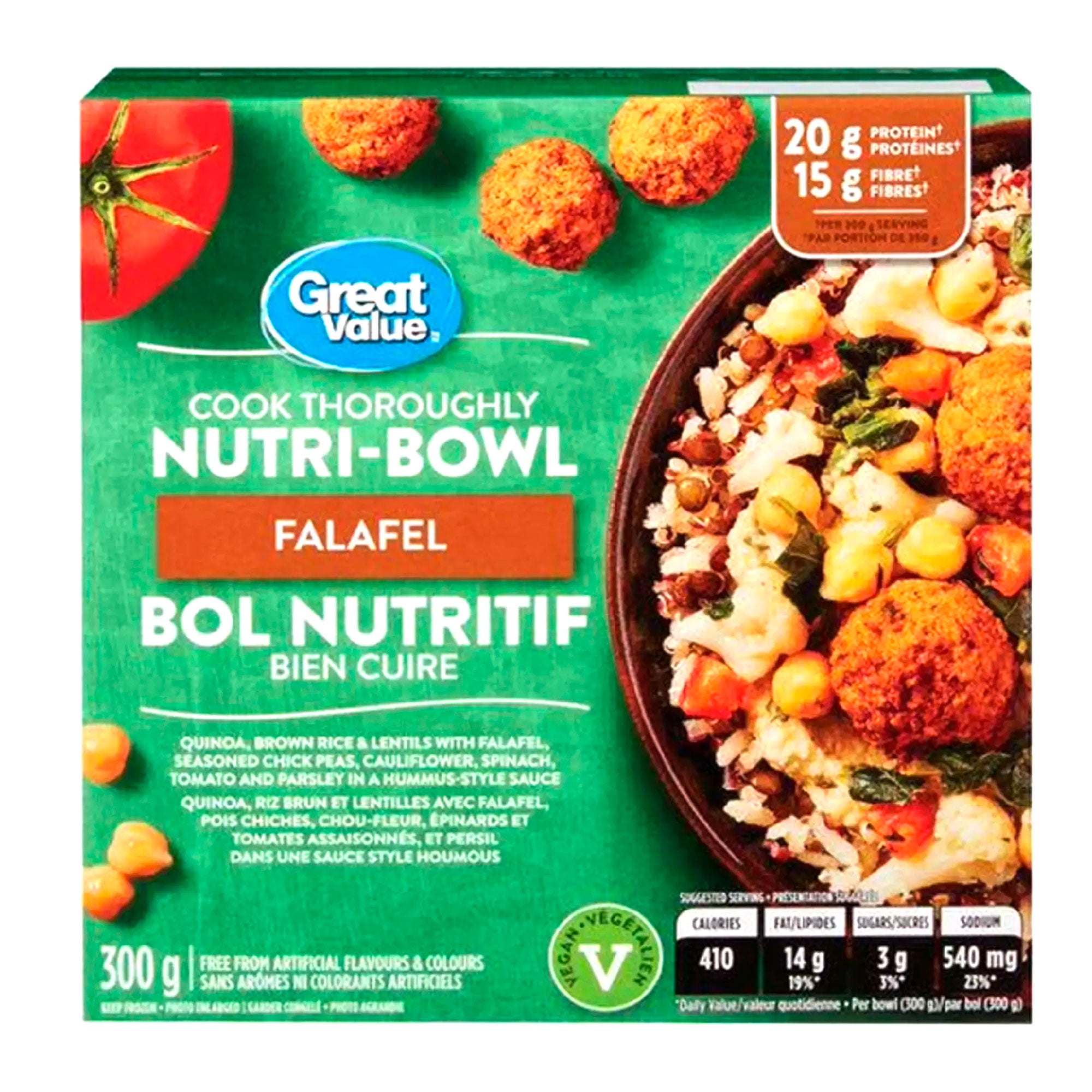 Plato preparado Falafel Nutribowl, 300 g | Lider