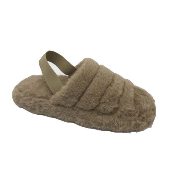 Pantufla Mujer Lt Brown S (35-36), 1 Un | Lider