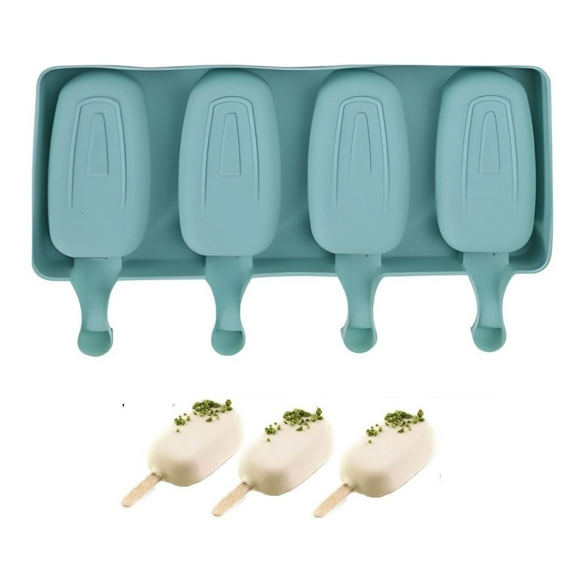 Moldes De Silicona Para Helados Molde Paletas Helado | Lider