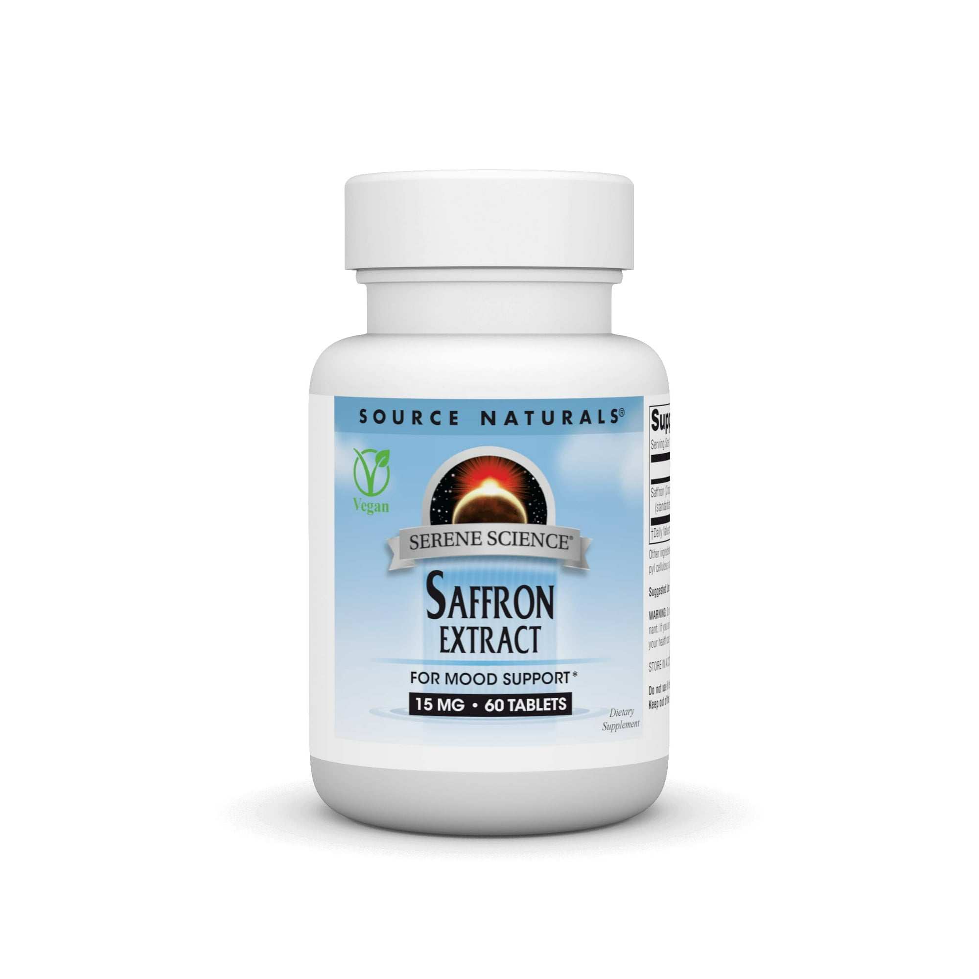 Extracto de azafrán Supplement Source Naturals 15 mg 60 comprimidos | Lider