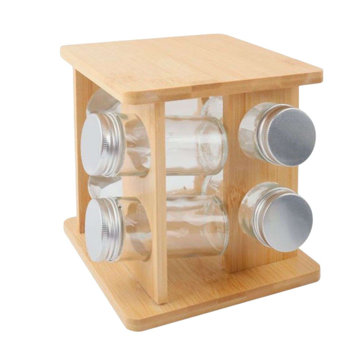 Especiero Modular Giratorio Condimentos De Cocina 4 Frascos | Lider