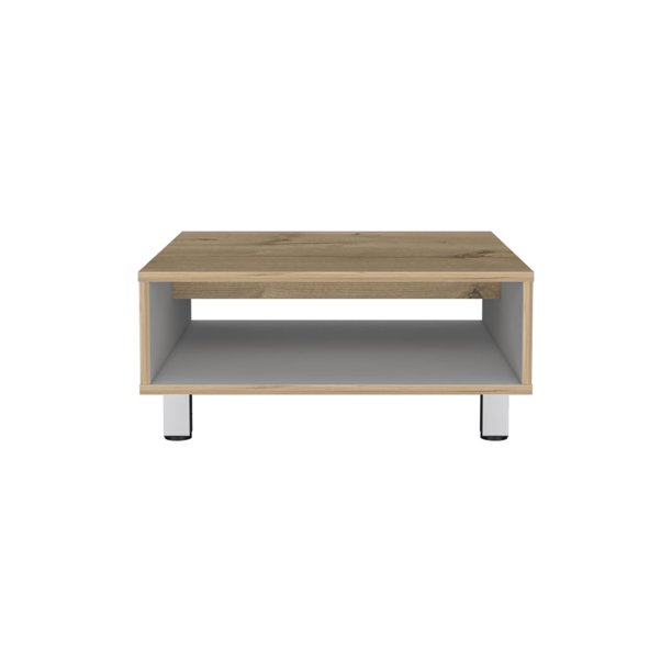 Mesa De Centro Eclipse 26.9X60X60 Cm Duna Y Blanco | Lider