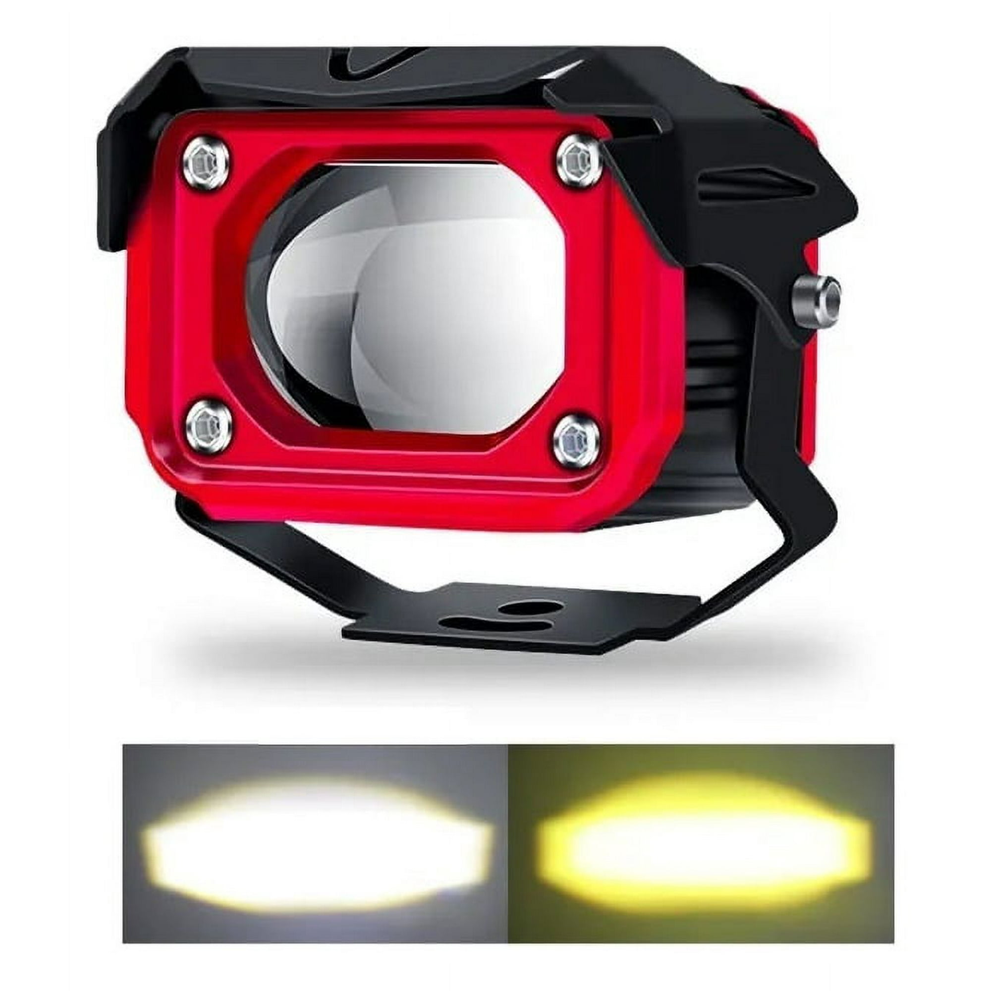 Luces Foco Neblinero Led 30w Estroboscopica Bicolor Lupa | Lider