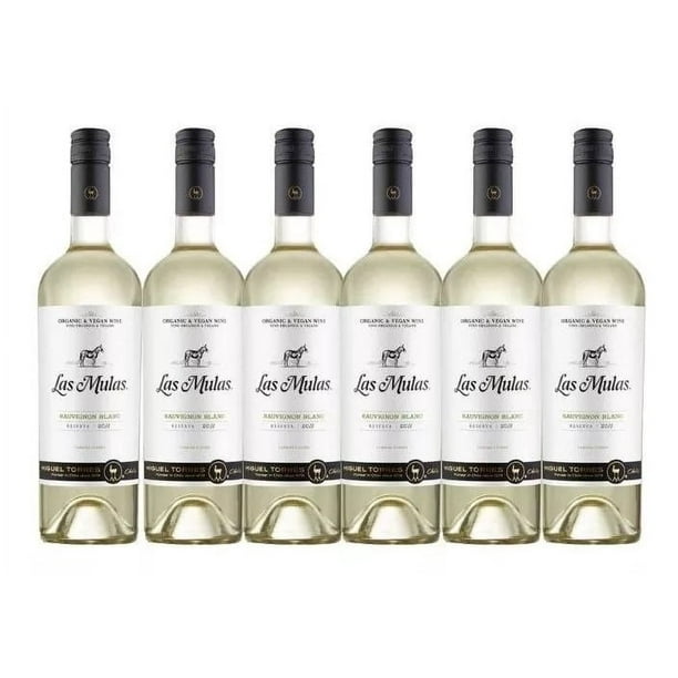 Pack 6x Vino Miguel Torres Las Mulas Sauvignon Blanc Vegano | Lider