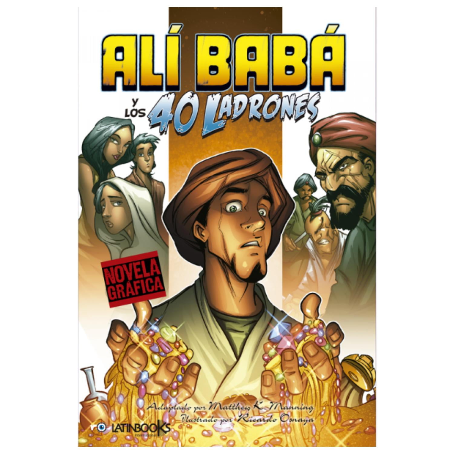 Alí Babá y los 40 ladrones - Novela Gráfica blanco | Lider