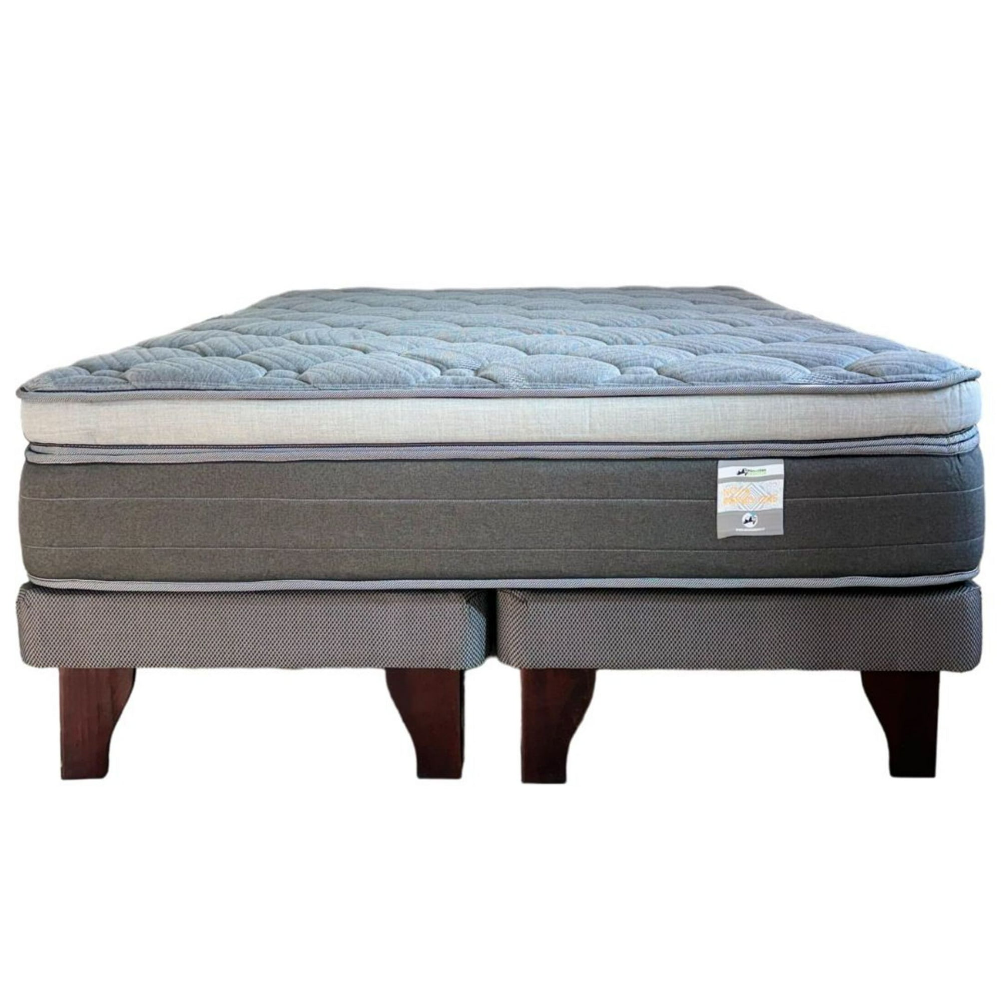 Cama Europea Nova Infinity Gris One Side King box | Lider