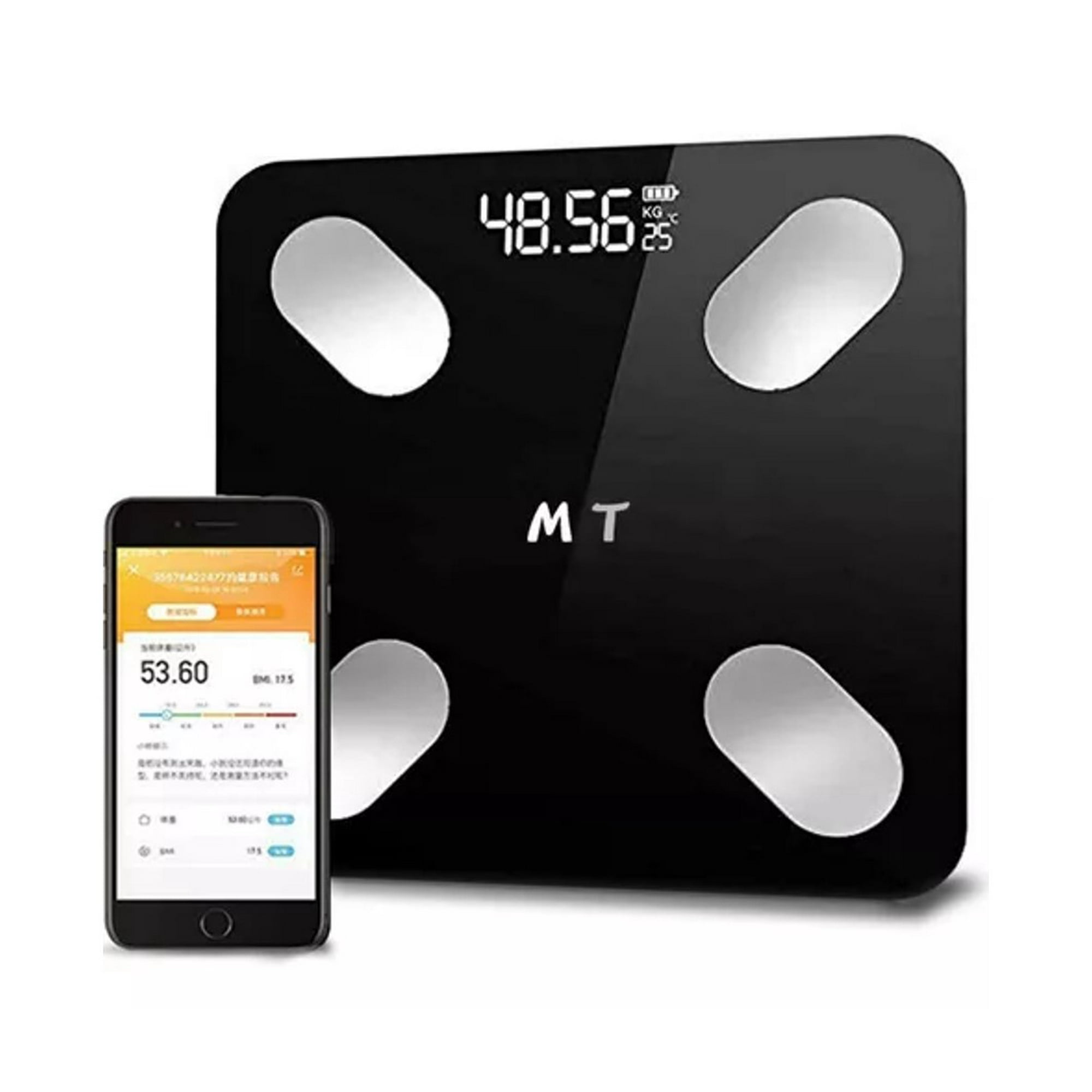 Balanza Pesa Digital Inteligente Báscula Medidora Grasa | Lider